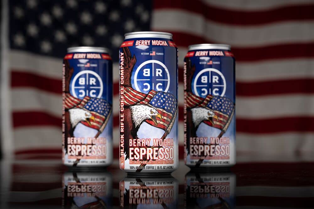 Black Rifle Coffee RTD (Berry Mocha Espresso, 15 Fl Oz (Pack of 12))