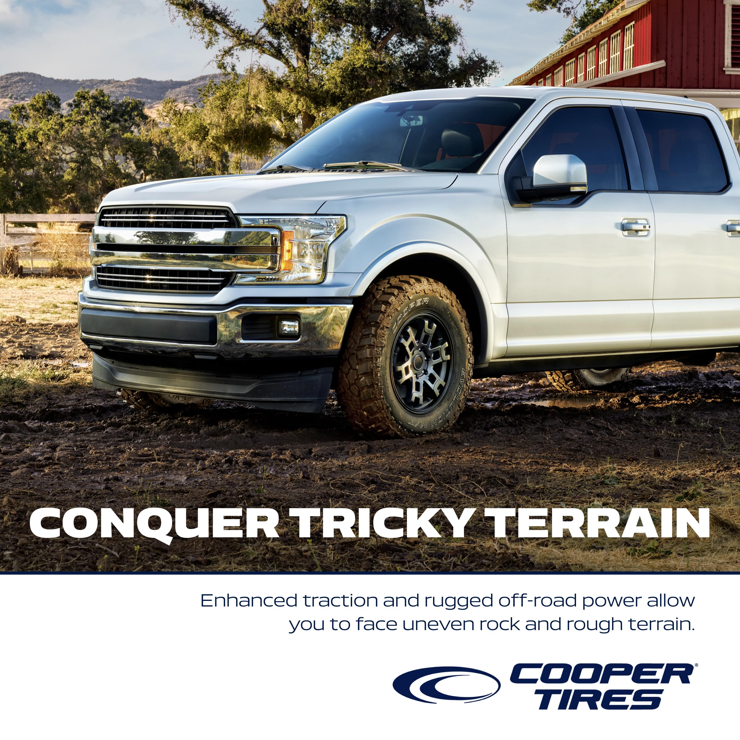 Cooper Evolution M/T All-Terrain Tire, LT275/70R18 125/122Q, Set of 1