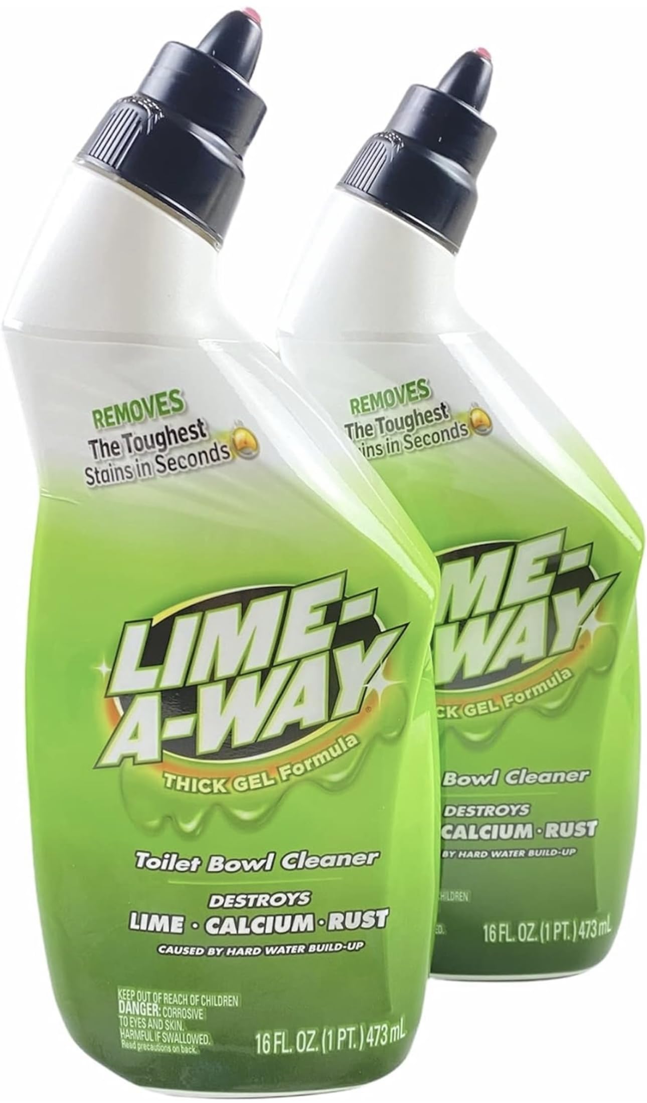 Lime-A-Way Toilet Bowl Cleaner, Liquid 16 oz (Pack of 2)
