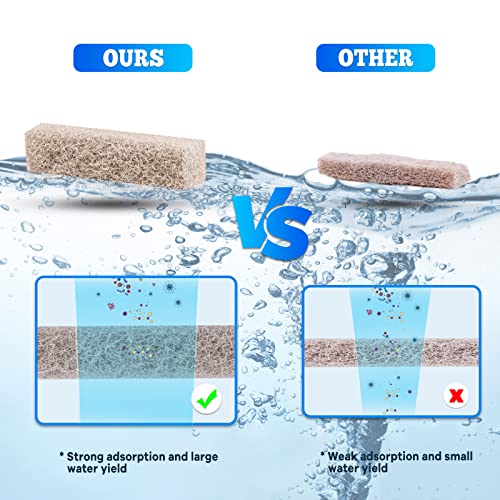 HiTauing 6 Count Ammonia Reducer Filter Pads for aqueon,Fish Tank Filter Pads for QuietFlow LED PRO Model 10