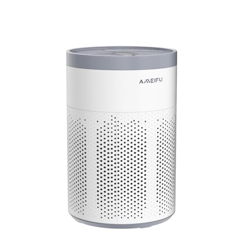 Air Purifiers, AMEIFU Upgrade Large Size Air Purifiers for Home Large Room Bedroom up to 1620sq ft with Aromatherapy and Timing settings, H13 HEPA Air Purifier for Wildfire, Smoke,Pollen and Dander