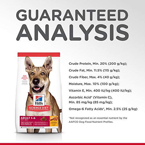 Hill's Science Diet Dry Dog Food, Adult, Chicken & Barley Recipe, 5 lb. Bag