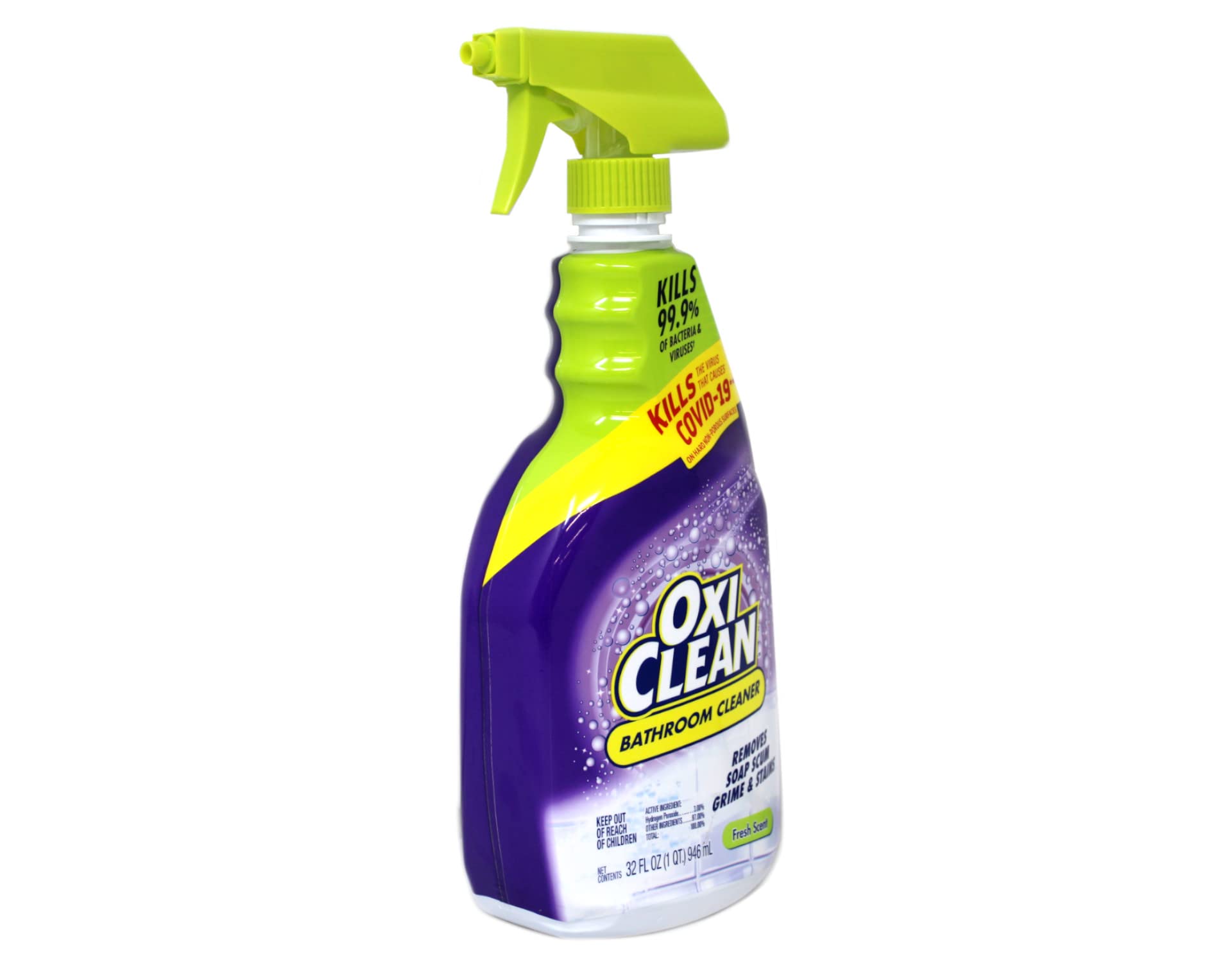 OxiClean Shower, Tub & Tile Cleaner with OxiClean - 32 oz (Pack of 2)