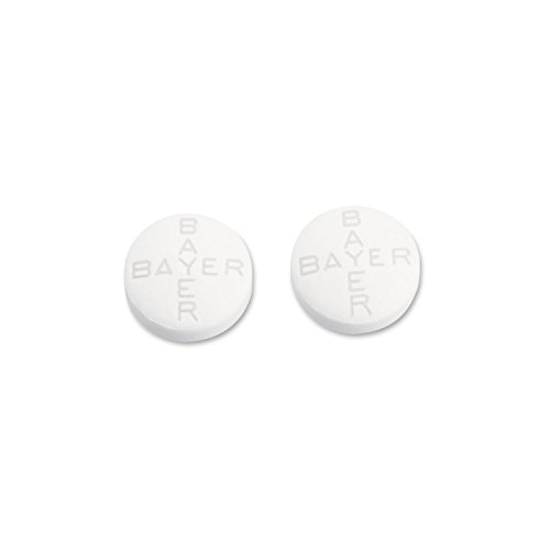 Bayer BXBG50 Aspirin Tablets, Two-Pack, 50 Packs/Box