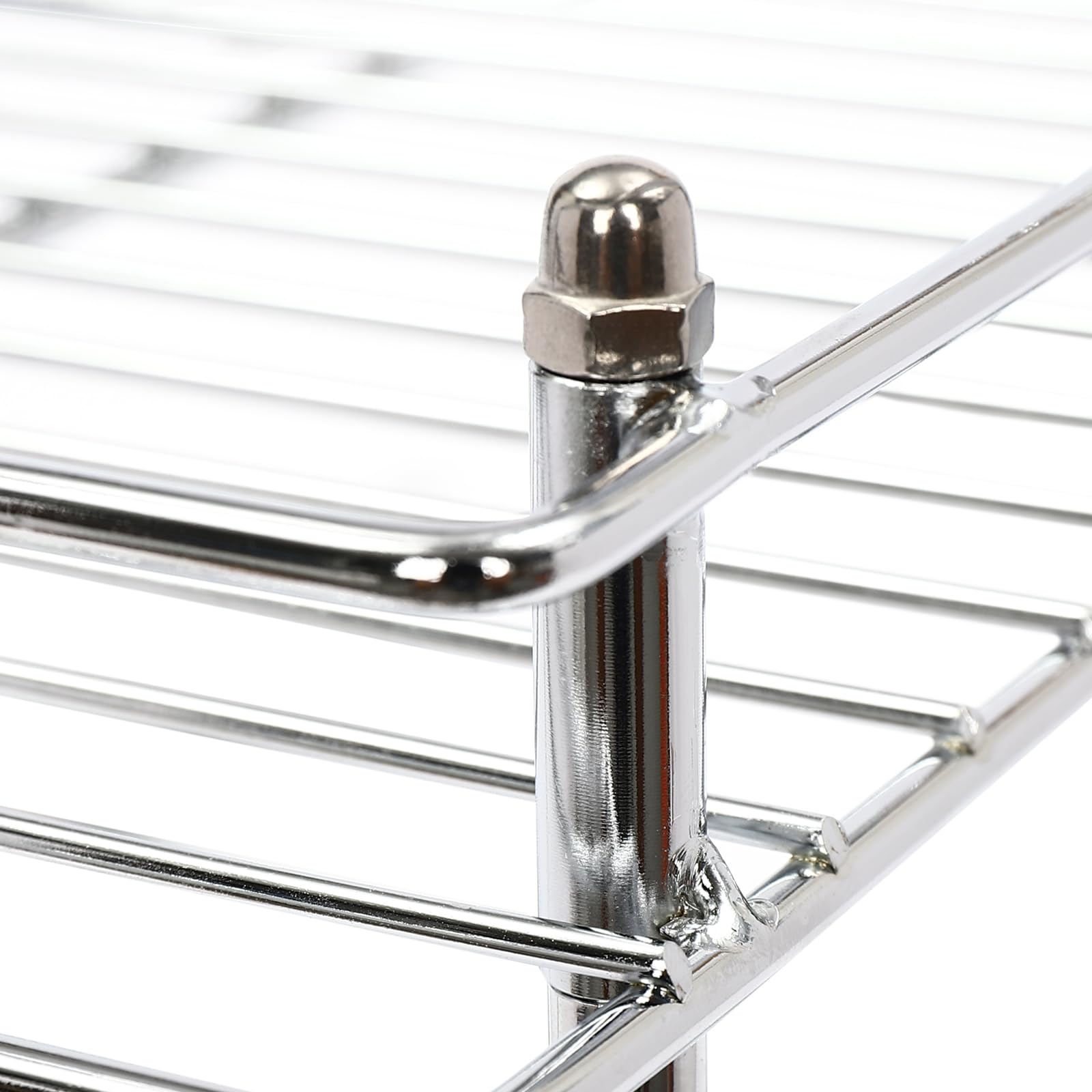 Sink Organizer and Storage,Multi-Purpose Cabinet Organizer,2-Tier Cabinet Pull Out Shelves,Pull Out Cabinet Organizer,Kitchen Helper,for Bathroom,Laundry Room,Kitchen,Pantry(Silver,21.5*19.5*15in)