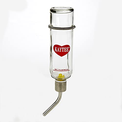 Kaytee Chew-Proof Water Bottle for Pet Rabbits, Ferrets, Guinea Pigs and Chinchillas, 12 oz