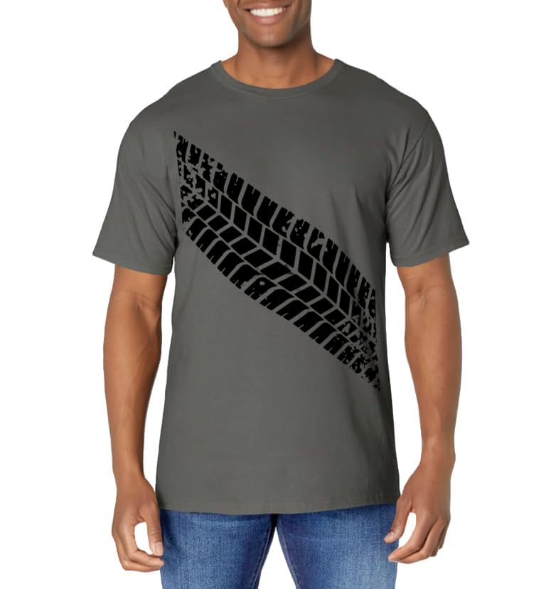 Tire Tread Mark Skid Tyre T-Shirt