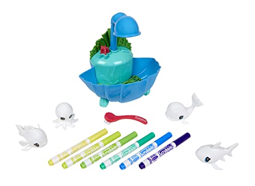 Crayola Scribble Scrubbie Pets Blue Lagoon Playset, Pet Toys For Girls & Boys, Gifts For Kids Ages 3+