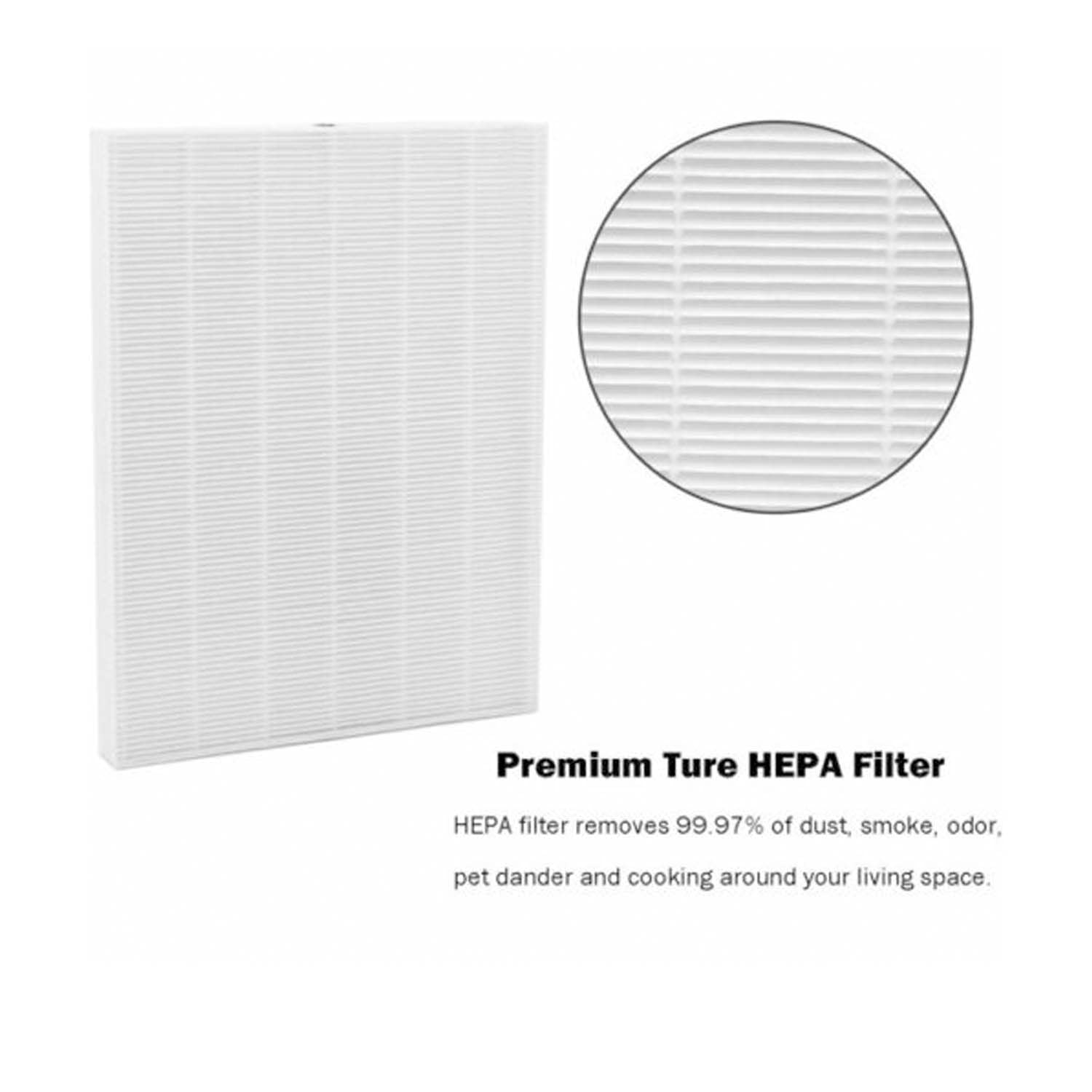 115115 Size 21 Filter A Compatible with Winix PlasmaWave Air Purifier C535, 5300, 5300-2, 6300, 6300-2, AM90, P300, True HEPA Filter with 4 Carbon Pre-Filters