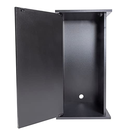 Aqueon Black Pedestal Aquarium Stand, 15" L X 15" W, 15 in
