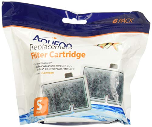 Aqueon (2 Pack) Minibow Replacement Filter Cartridge Size Small (6 Cartridges Per Pack / 12 Total)