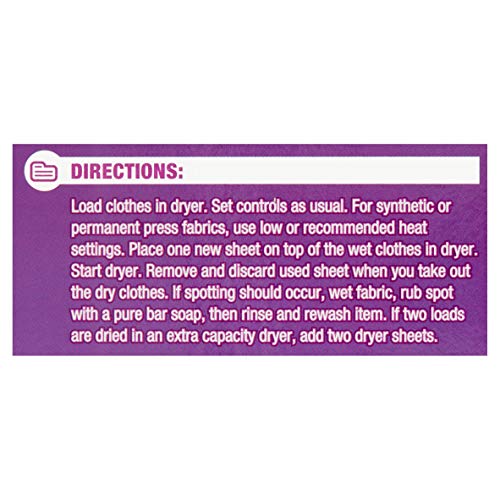 Great Value Blooming Lavender Dryer Sheets, 240 sheets