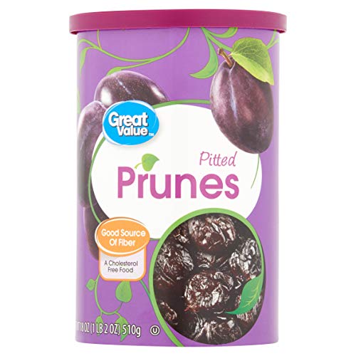 18 Oz Great Value Pitted Dried Prunes (Pack of 2)