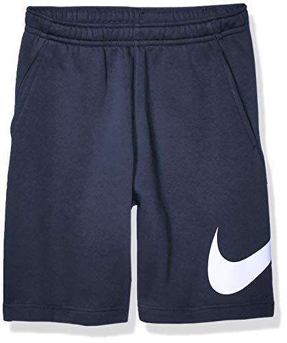Nike Men's Sportswear Club Short Basketball Graphic, Midnight Navy/White/White, XX-Large