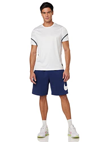 Nike Men's Sportswear Club Short Basketball Graphic, Midnight Navy/White/White, XX-Large