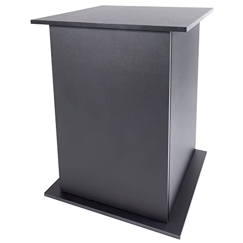 Aqueon Black Pedestal Aquarium Stand, 24" L X 24" W, 24 in