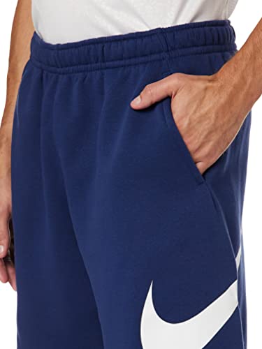 Nike Men's Sportswear Club Short Basketball Graphic, Midnight Navy/White/White, XX-Large