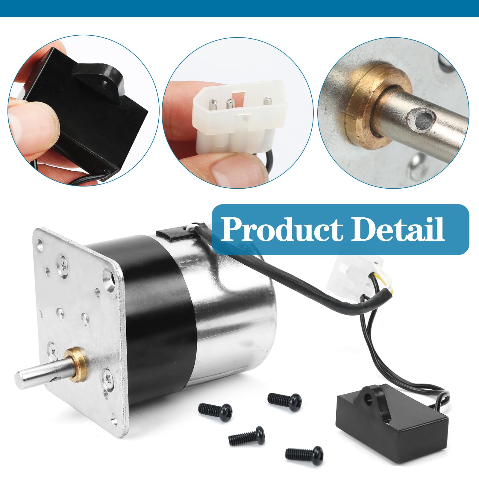 SRV7000-670 Auger Feed Motor Compatible with Pelpro and Pleasant Hearth Pellet Stoves, 2RPM Auger Motor
