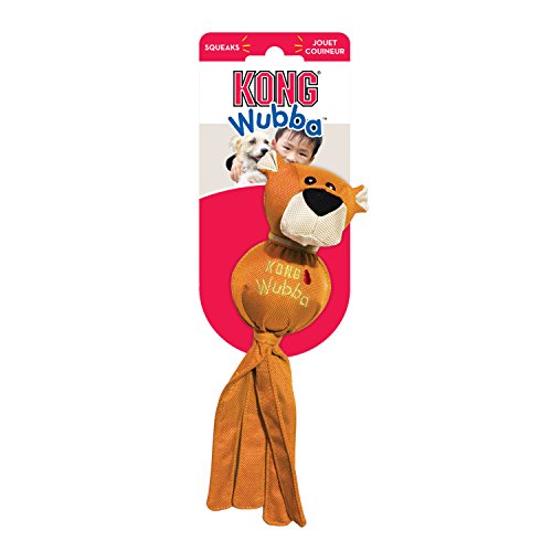 KONG Wubba Ballistic Friends, Dog Toy, Colors Vary
