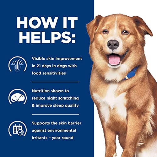 Hill's Prescription Diet Derm Complete Skin & Food Sensitivities Dry Dog Food, Veterinary Diet, 24 lb. Bag
