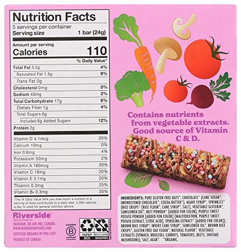 MADEGOOD Organic Chocolate Drizzled Granola Bars, 4.25 OZ