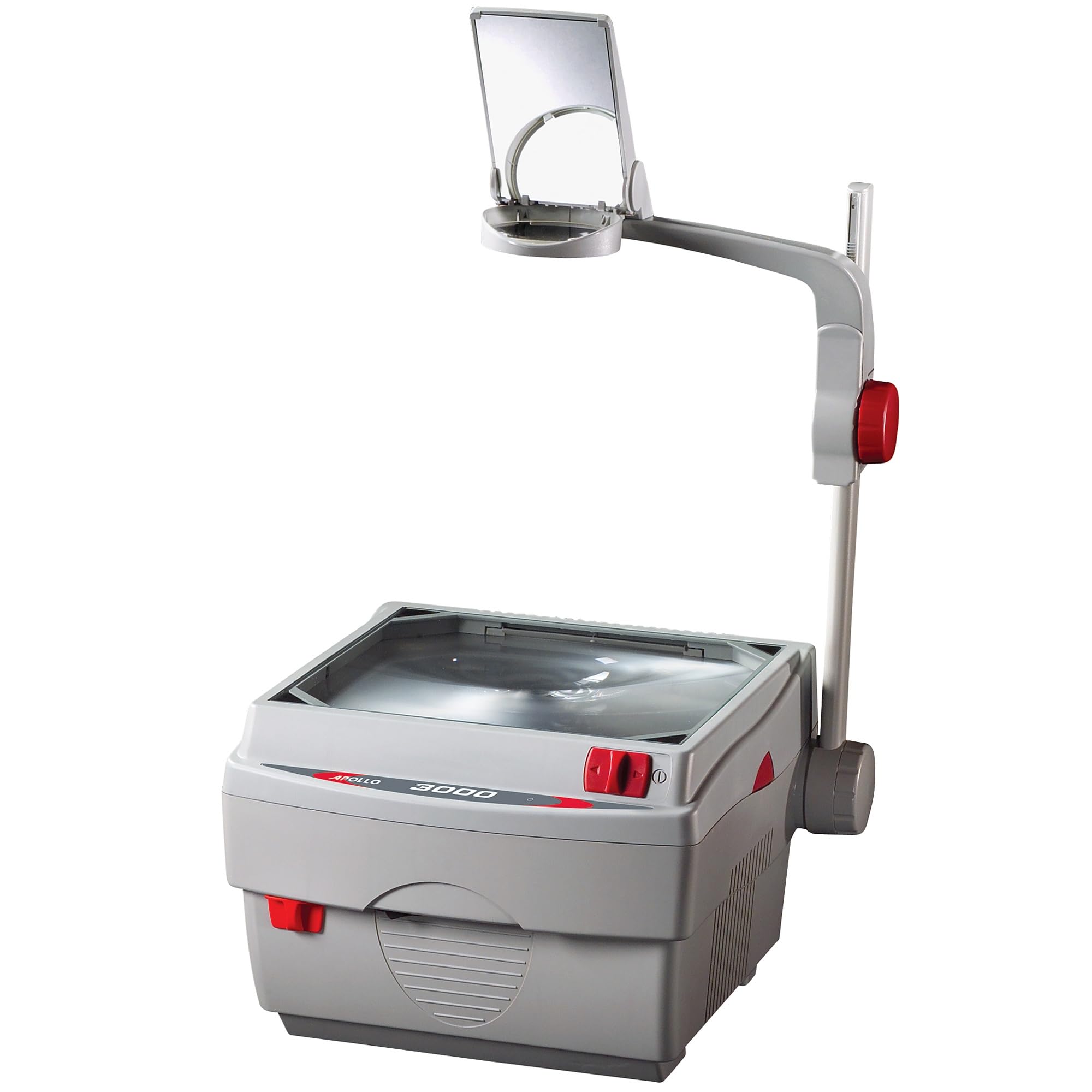Apollo 3000 Lumen Open Head Overhead Projector with Marker, 15 x 14 x 27 Inches (V3000M) , Gray