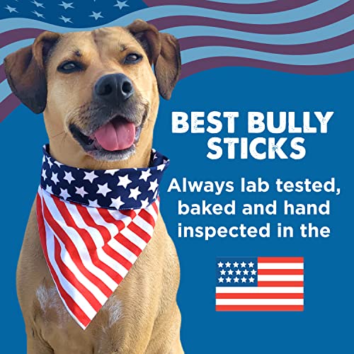 Best Bully Sticks 4 Inch All-Natural Bully Sticks for Dogs - 4β Fully Digestible, 100% Grass-Fed Beef, Grain and Rawhide Free | 8 oz