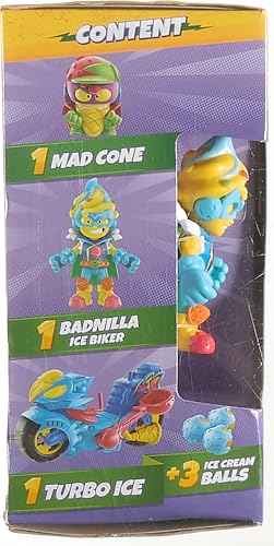 SUPERTHINGS Turbo Ice Scooter with Catapult Ice Cream Ball Launcher, Includes 1 Kazoom Kid and 1 SuperThing