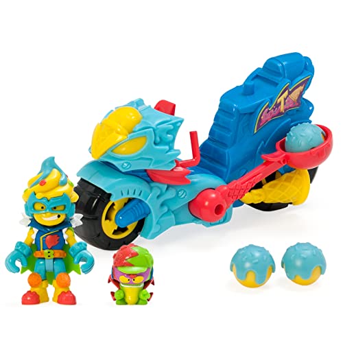 SUPERTHINGS Turbo Ice Scooter with Catapult Ice Cream Ball Launcher, Includes 1 Kazoom Kid and 1 SuperThing