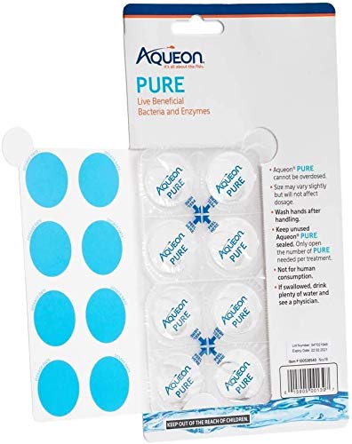 Aqueon 2 Pack of Pure Live Beneficial Bacteria and Enzymes, 8 Count Each, for 30 Gallon Aquariums2
