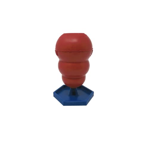 Freezer Holder & Packing Stand Compatible with Kong Dog Toys & Other Enrichment Toys | Enrichment Prep Stopper Stand Accessory for Dogs | Made in USA (Blue XL, XXL)
