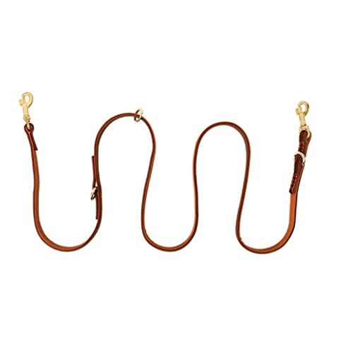 CXDTBH Dog Collars, Double Chain Collars, Short and Large, Made of Lead Rope, for Walking, Running, Pets