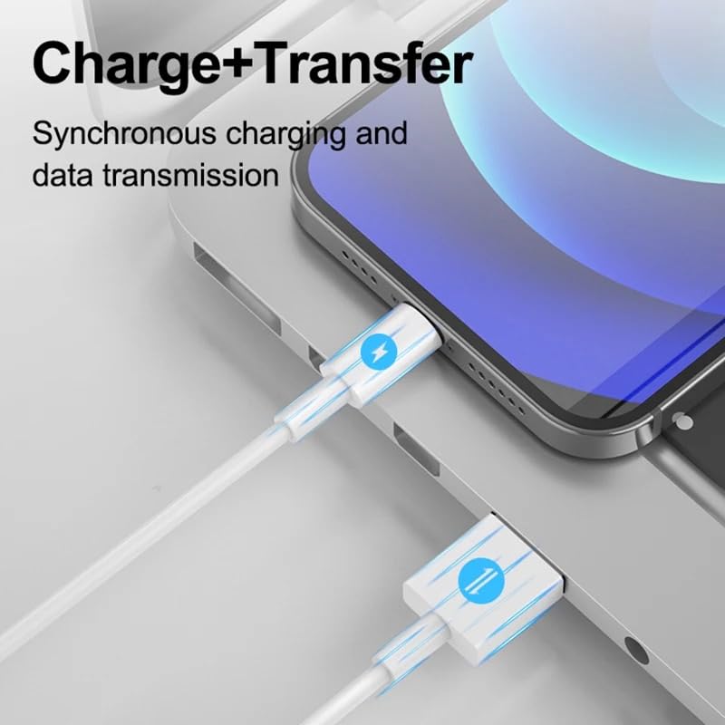 (2 Cables) USB to Type-C Fast Charge for Smartphones ONLY