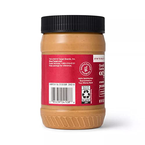 Good & Gather Organic Stir Creamy Peanut Butter - 16 Oz. (Pack of 2)