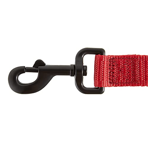 KONG Comfort Ultra Durable Traffic Padded Handle Quick Control Leash 4' (Red)