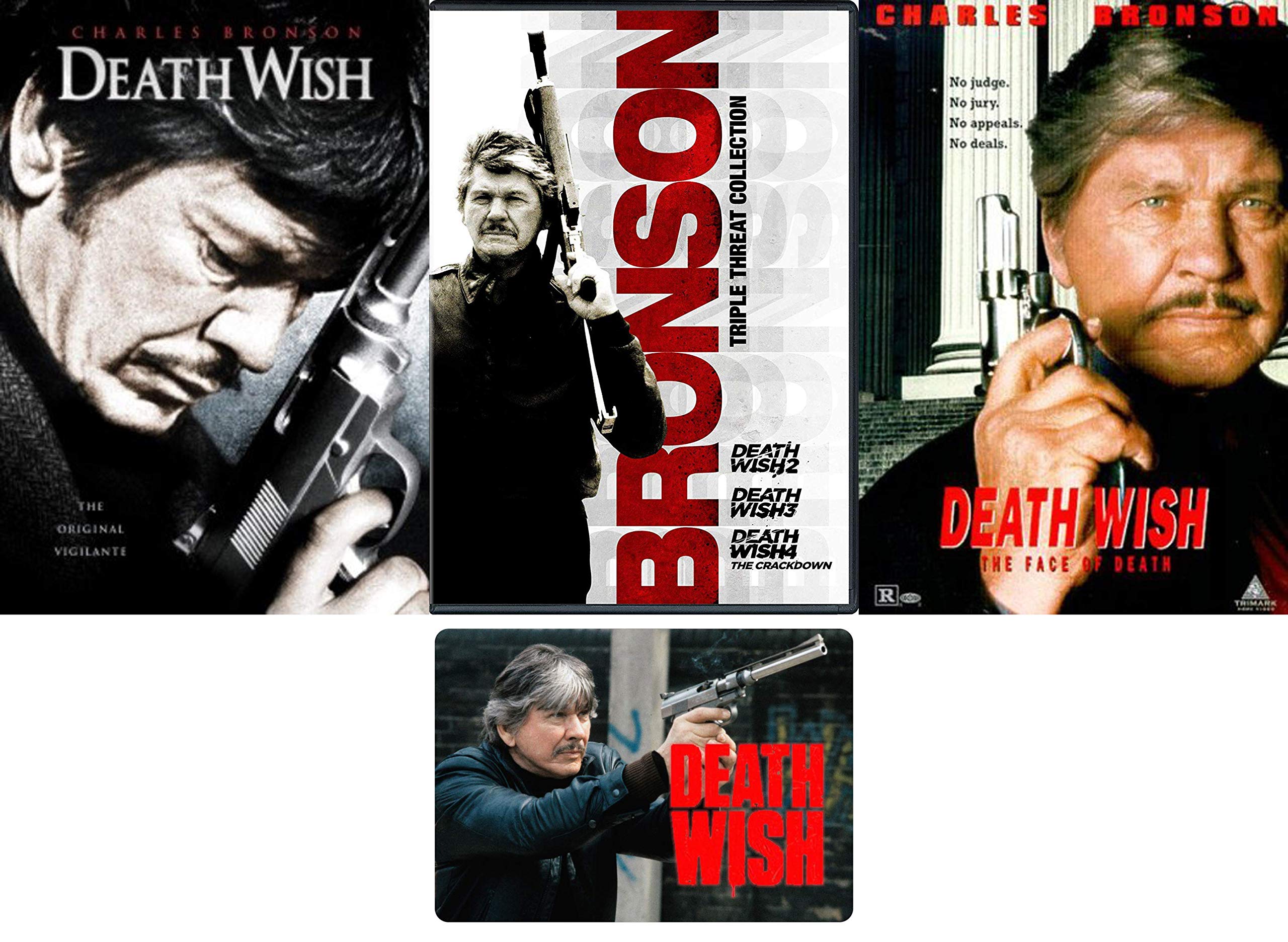 Death Wish: Complete Charles Bronson Original Movie Series 1-5 DVD Collection with Bonus Art Card
