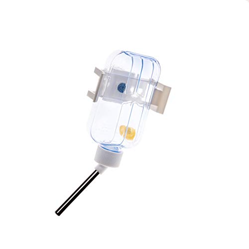 Kaytee Flat-Bac Water Bottle Clear 4 oz
