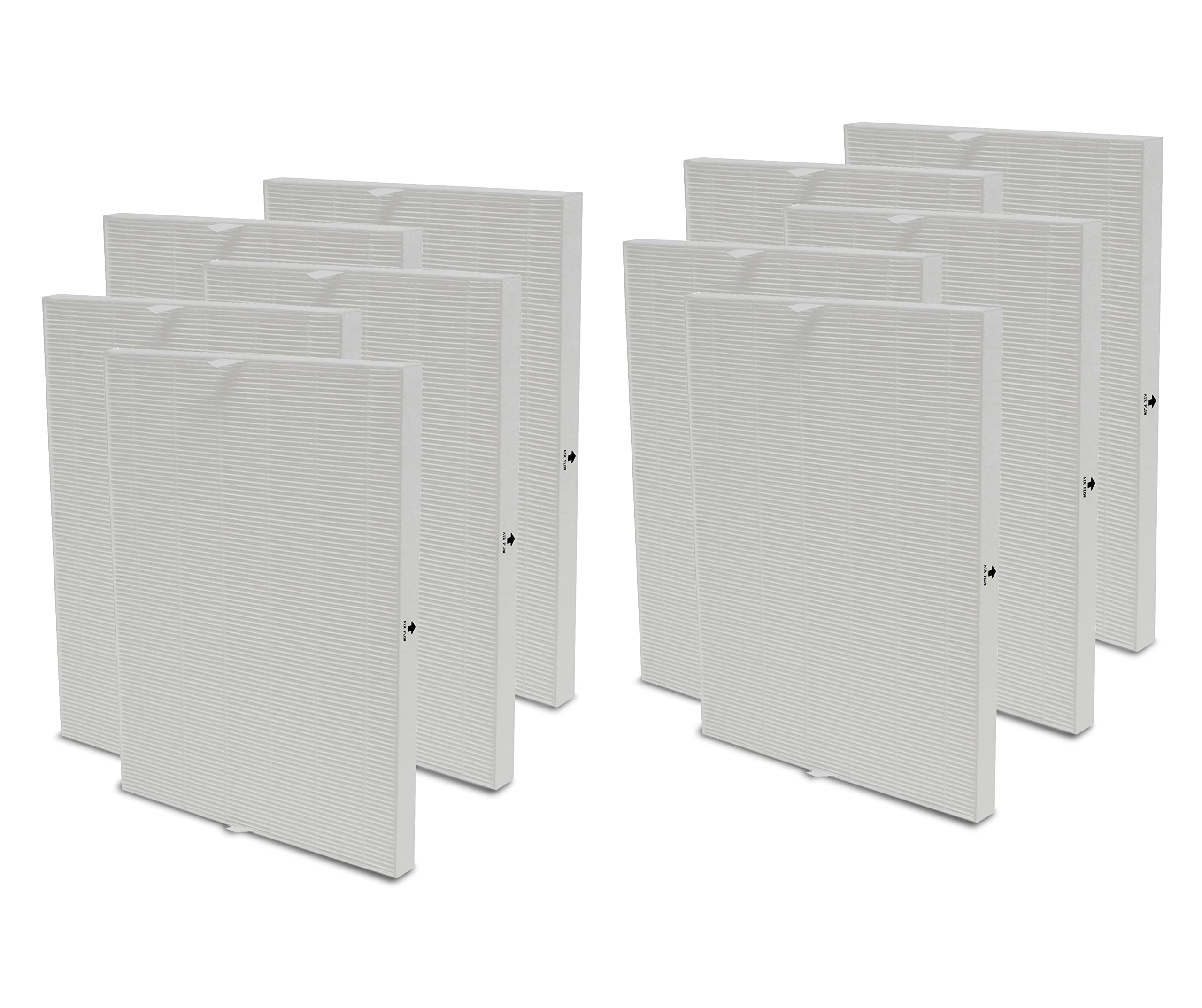Pack of Ten (10) True HEPA Filter Replacement & Compatible with Winix Filter H116130 - TRUE HEPA Filter only