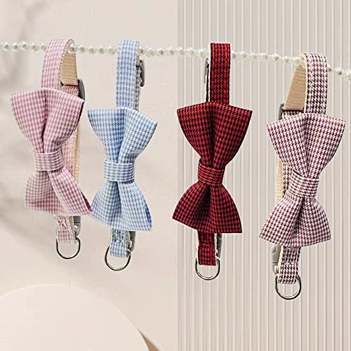 MaLageB Birthdays Special Holidays Dog Collar , Adjustable Collars Bow/Flower Large、Medium、 Small Dogs for Boys and Girls,Cat、 Corgi 、Teddy。 4 Pack Collar