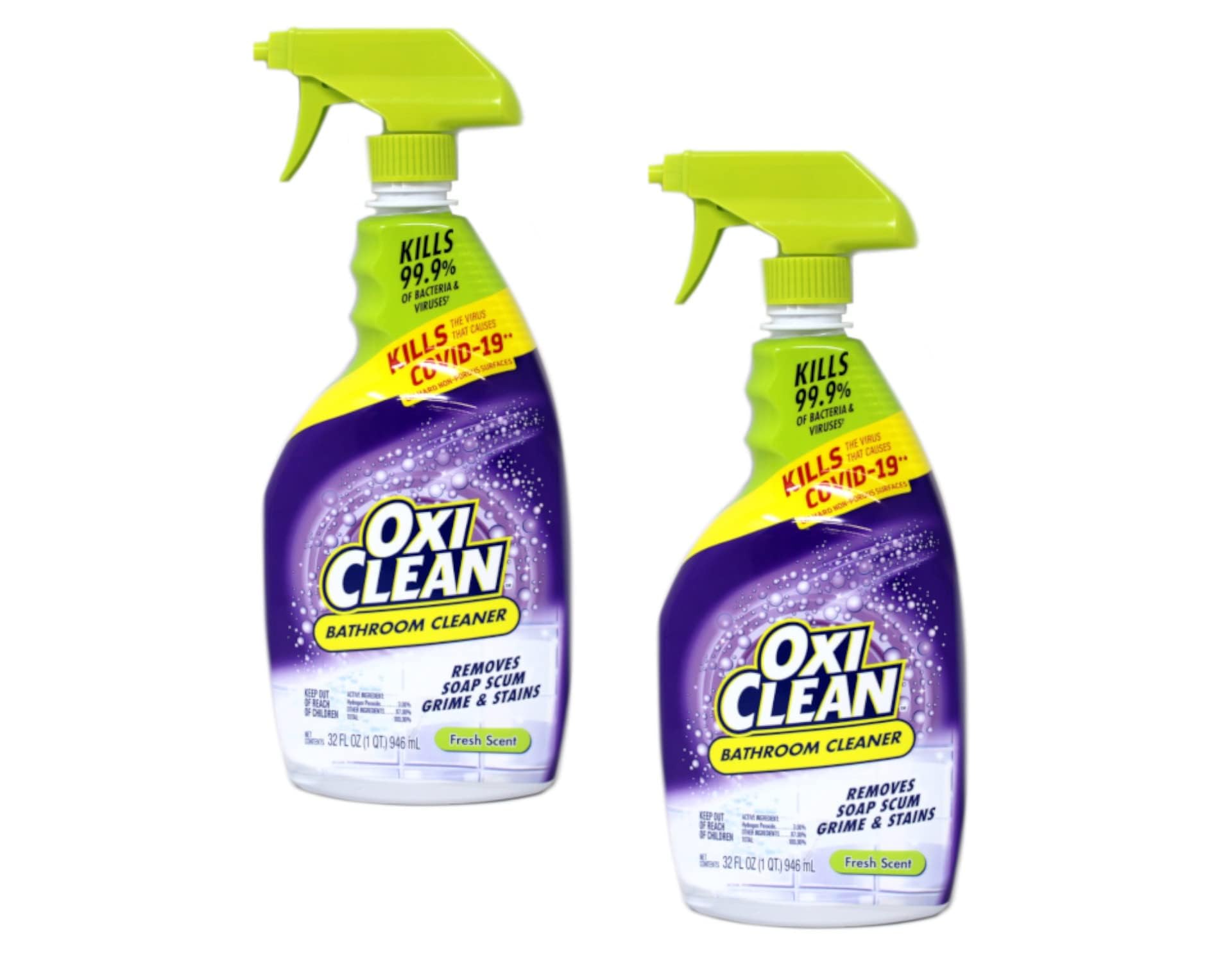 OxiClean Shower, Tub & Tile Cleaner 32 oz (Pack of 2)