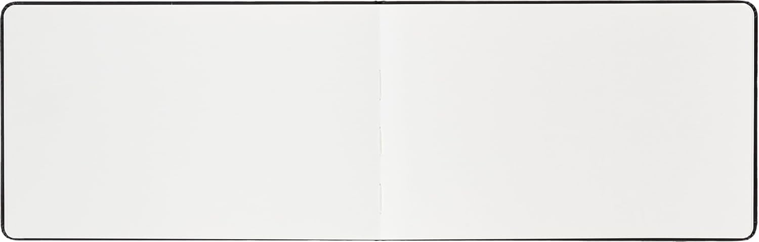 Moleskine Art Watercolor Album, Hard Cover, Large (5" x 8.25") Plain/Blank, Black, 72 Pages