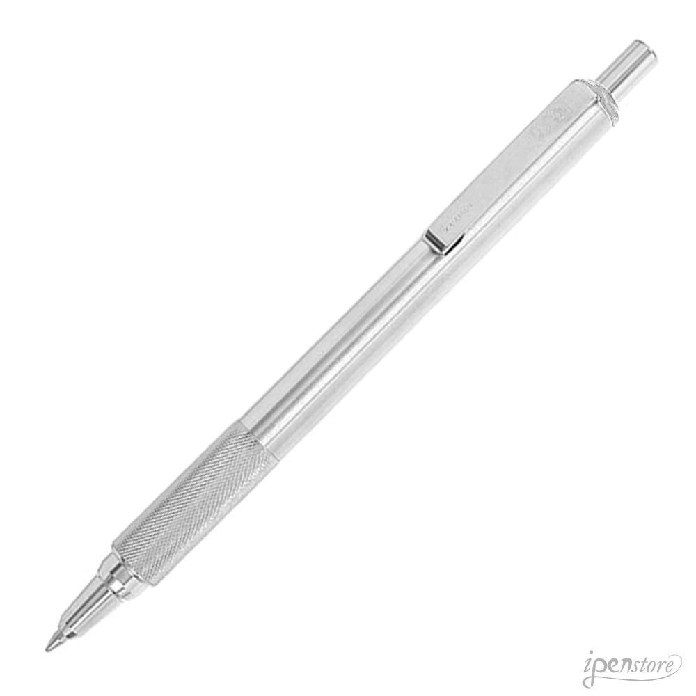 3 - Zebra F-701 Ballpoint Pens, Stainless Steel with Knurled Grip, Pk of 3 Pens