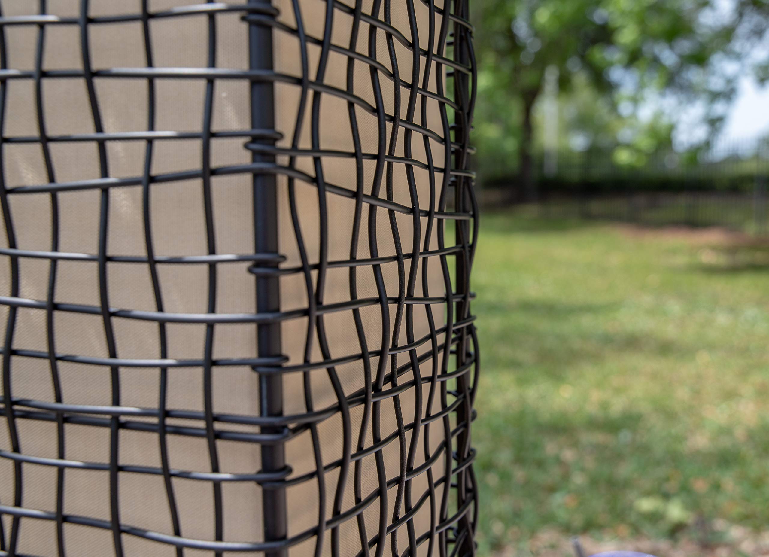 Kenroy Home 32250BRZ Trellis Outdoor Floor Lamp with Black Finish, Casual Style, 51" Height, 11" Width, 11" Depth
