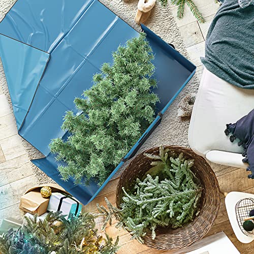 Hearth & Harbor Christmas Tree Storage Bag 9' β Waterproof Christmas Tree Storage Box Made of 600d Oxford Material β Christmas Tree Bag With Handles & Special Wide Opening, Blue