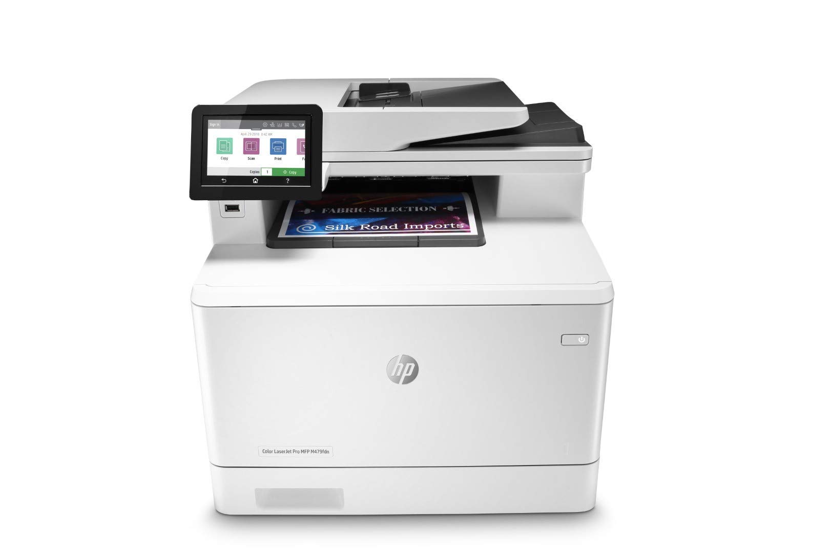 HP Color Laserjet Pro Multifunction M479fdn Laser Printer with One-Year, Next-Business Day, Onsite Warranty (W1A79A) White (Renewed)