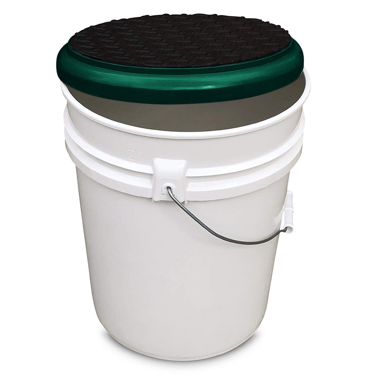 Bucket Lidz Green Frame/Black Diamond Pad