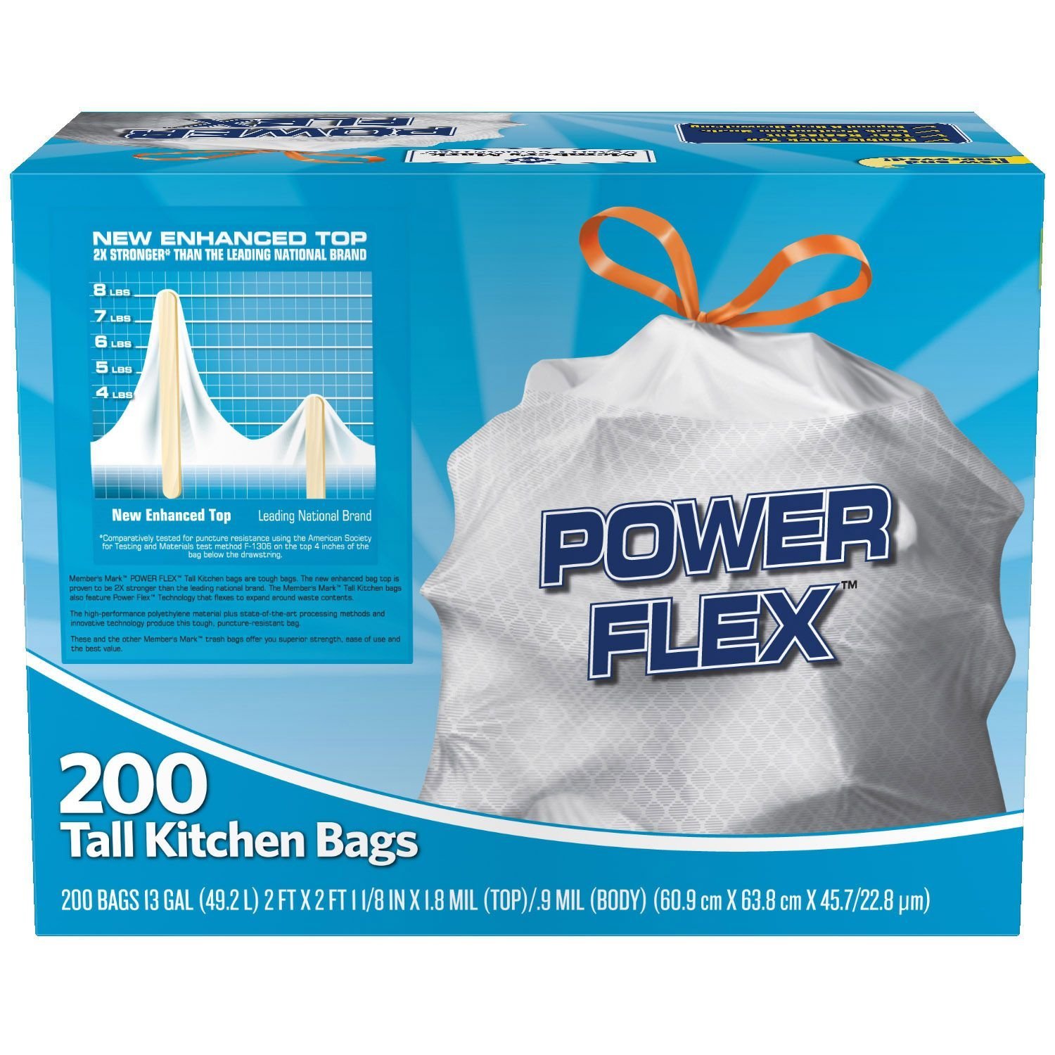 Member's Mark Drawstring Bags, 1 Pack