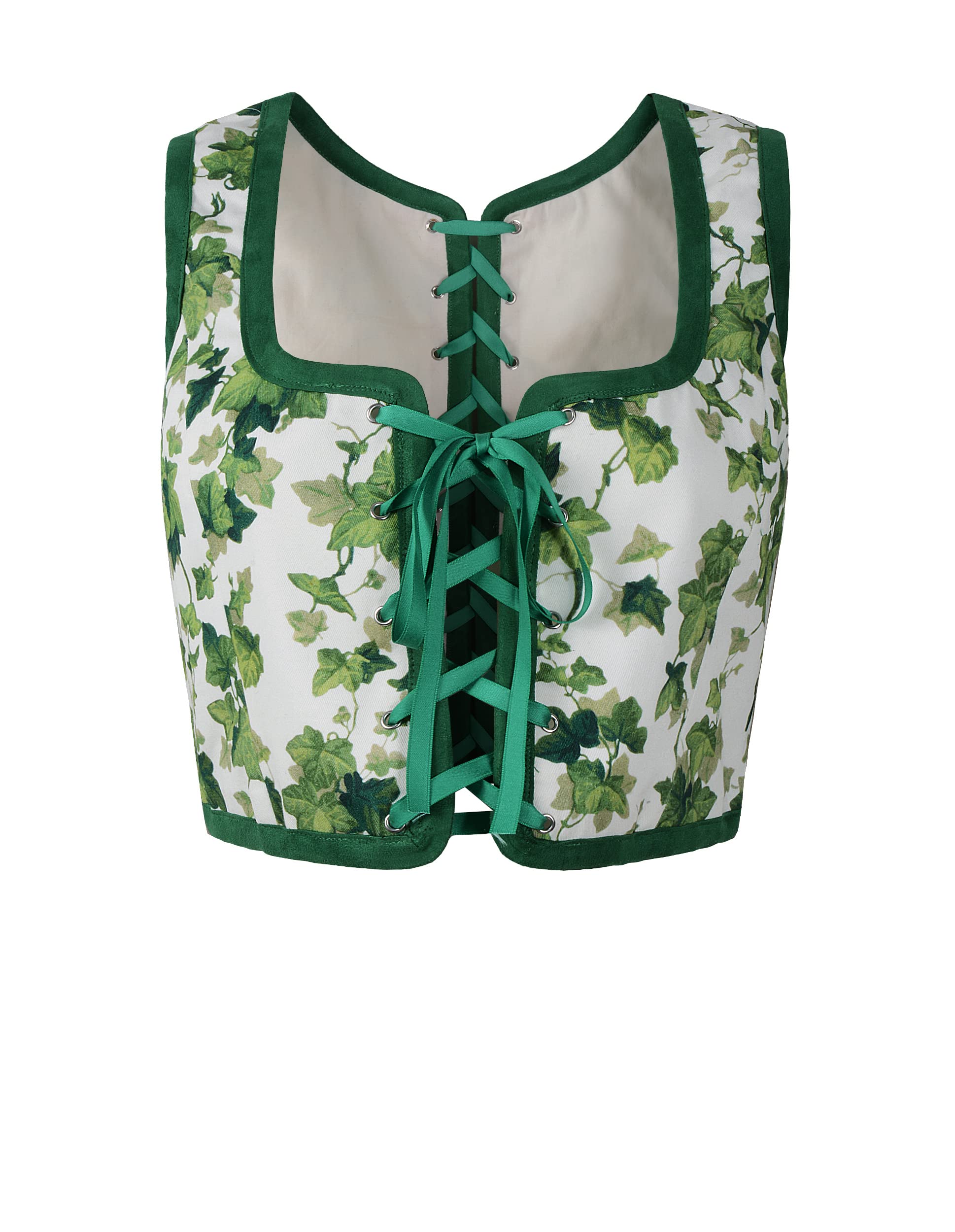 Reminisce Boutique Renaissance Corset Vintage Bodice Ren Faire (Ivy, XL)
