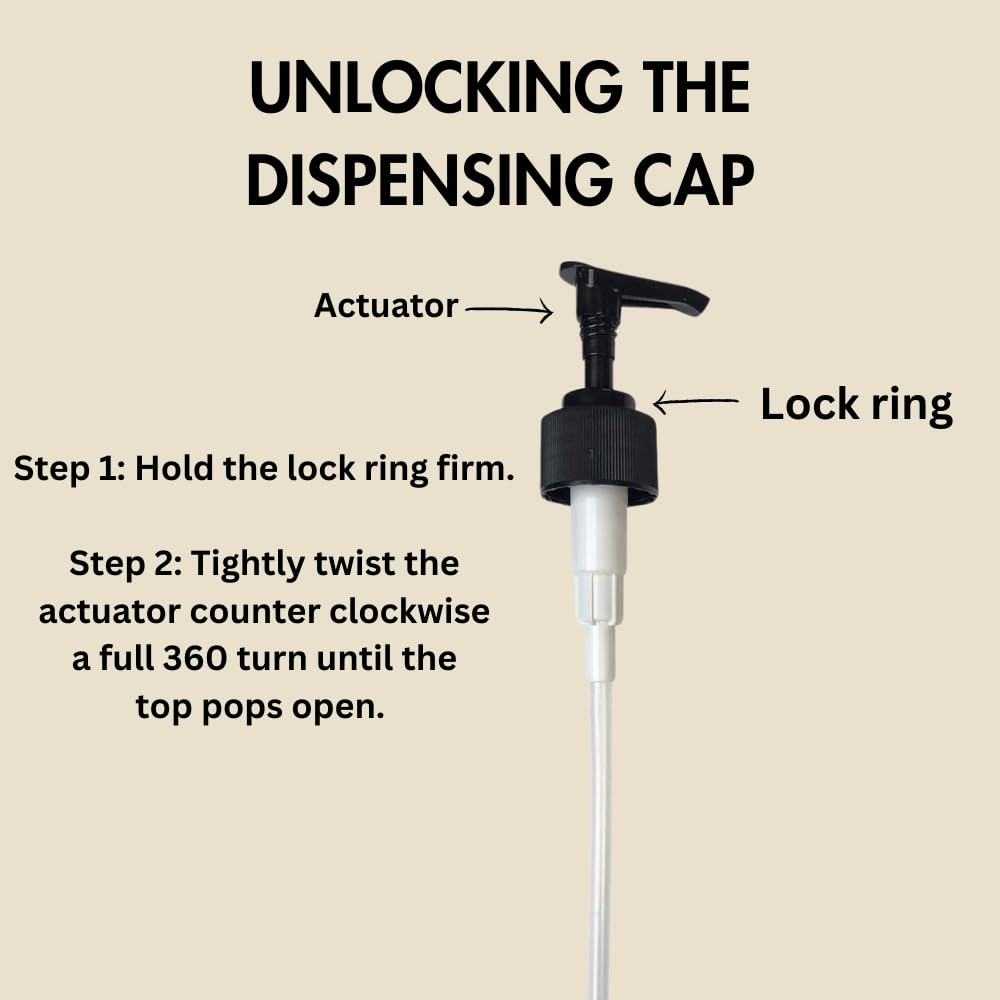 Dr. Woods Soap Bottle Pumps - Fits All 32 oz Bottles for Dr. Woods (Pack of 2)