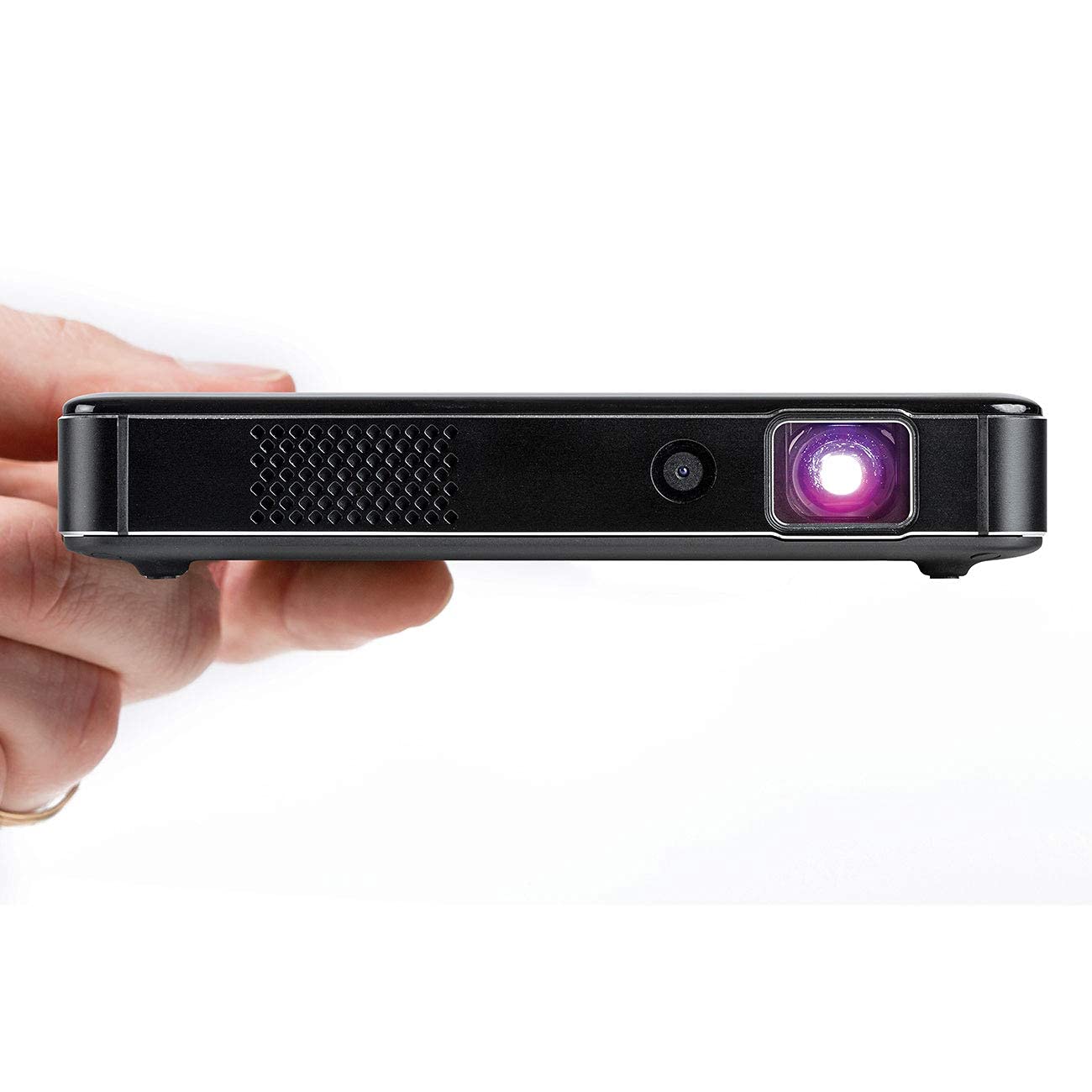 Miroir M220 HD Pro Portable LED Projector |Auto Focus |USB β C Charge & Video |Up to 2 Hour Rechargeable Battery |Native Resolution 1280 x 720p | Supports 1080p Input
